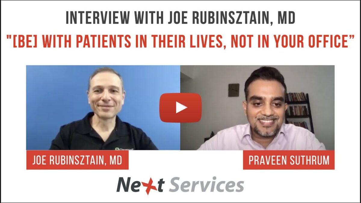 Interview with Dr. Joe Rubinsztain, CEO & Co-Founder of ChronWell: "[Be ...